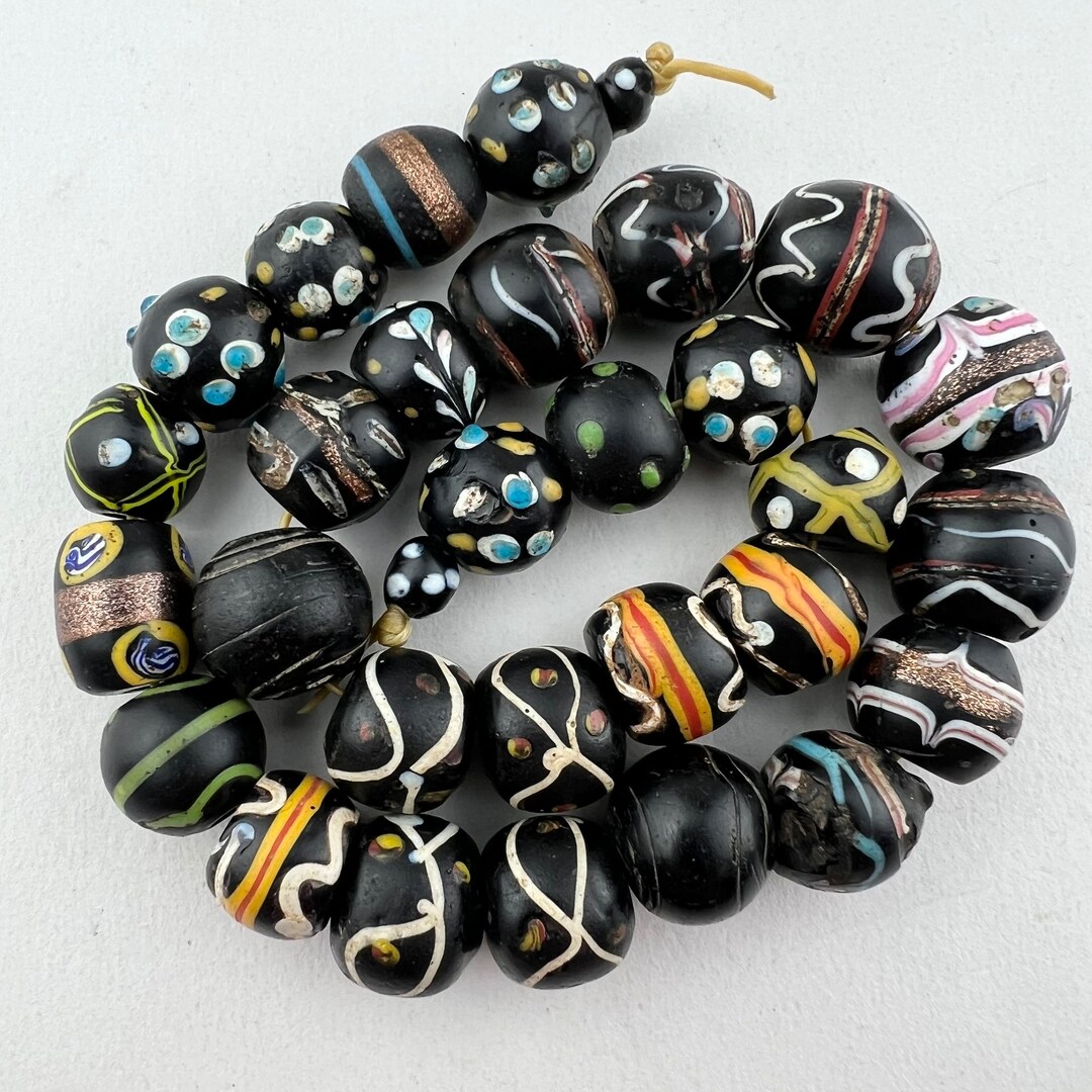 Venetian Fancy Beads. African Trade Beads. TB-3906 - Etsy