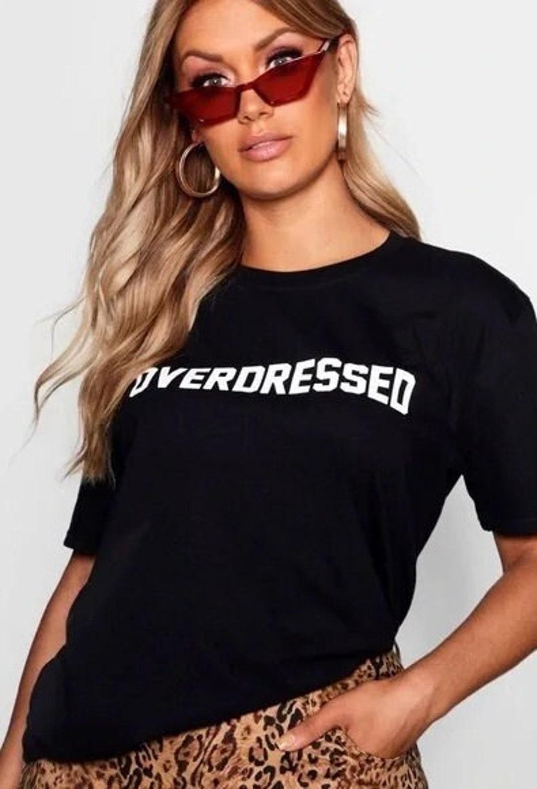 Overdressed Ladies T-shirt - Etsy