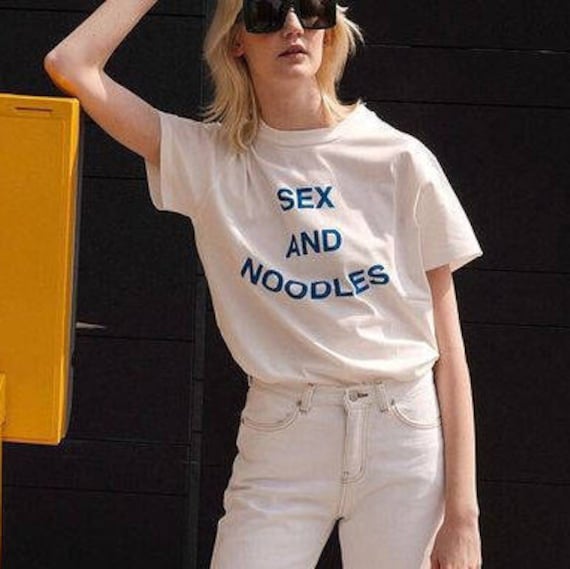 Sex And Noodles Ladies T Shirt Etsy