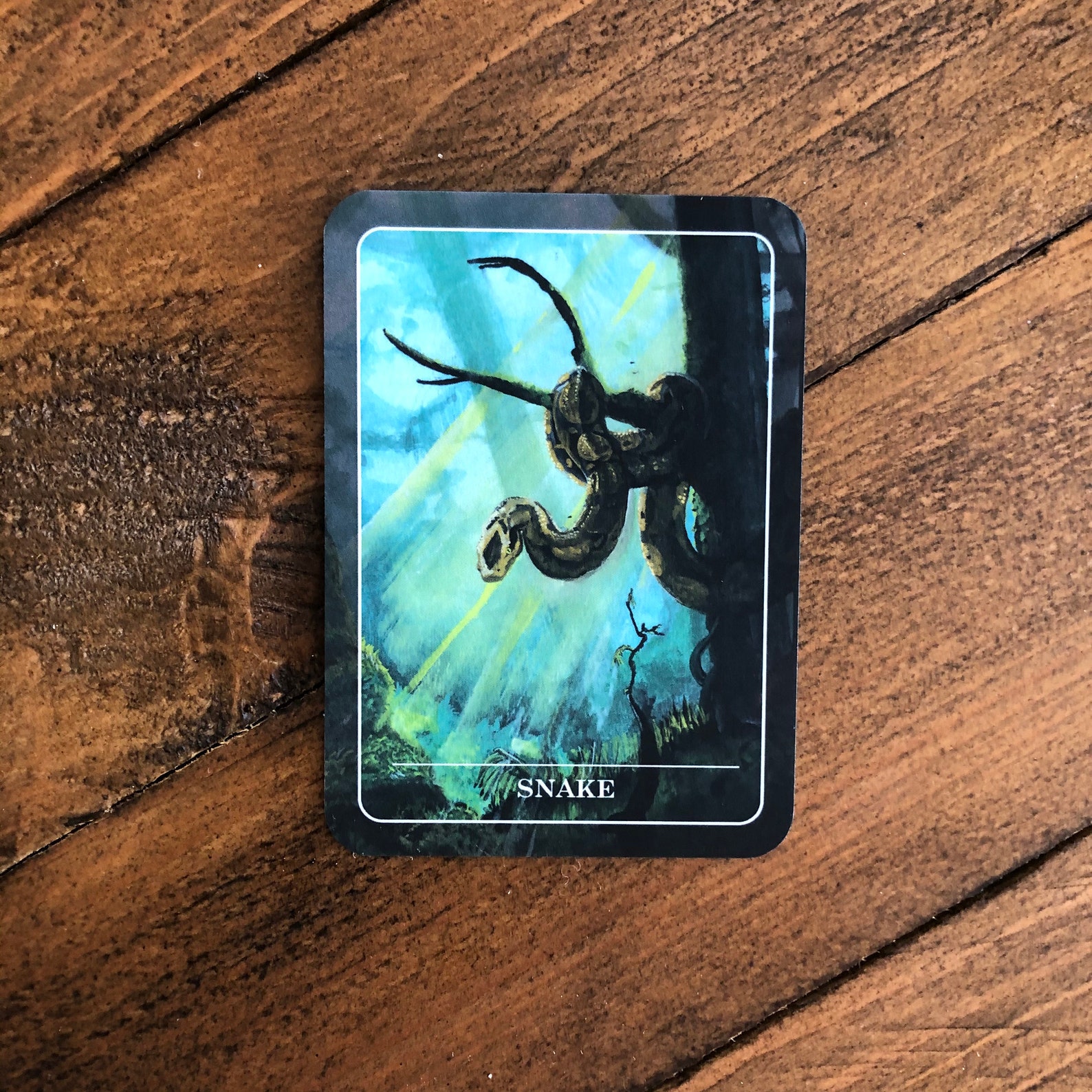 Snake Token for Magic the Gathering - Etsy