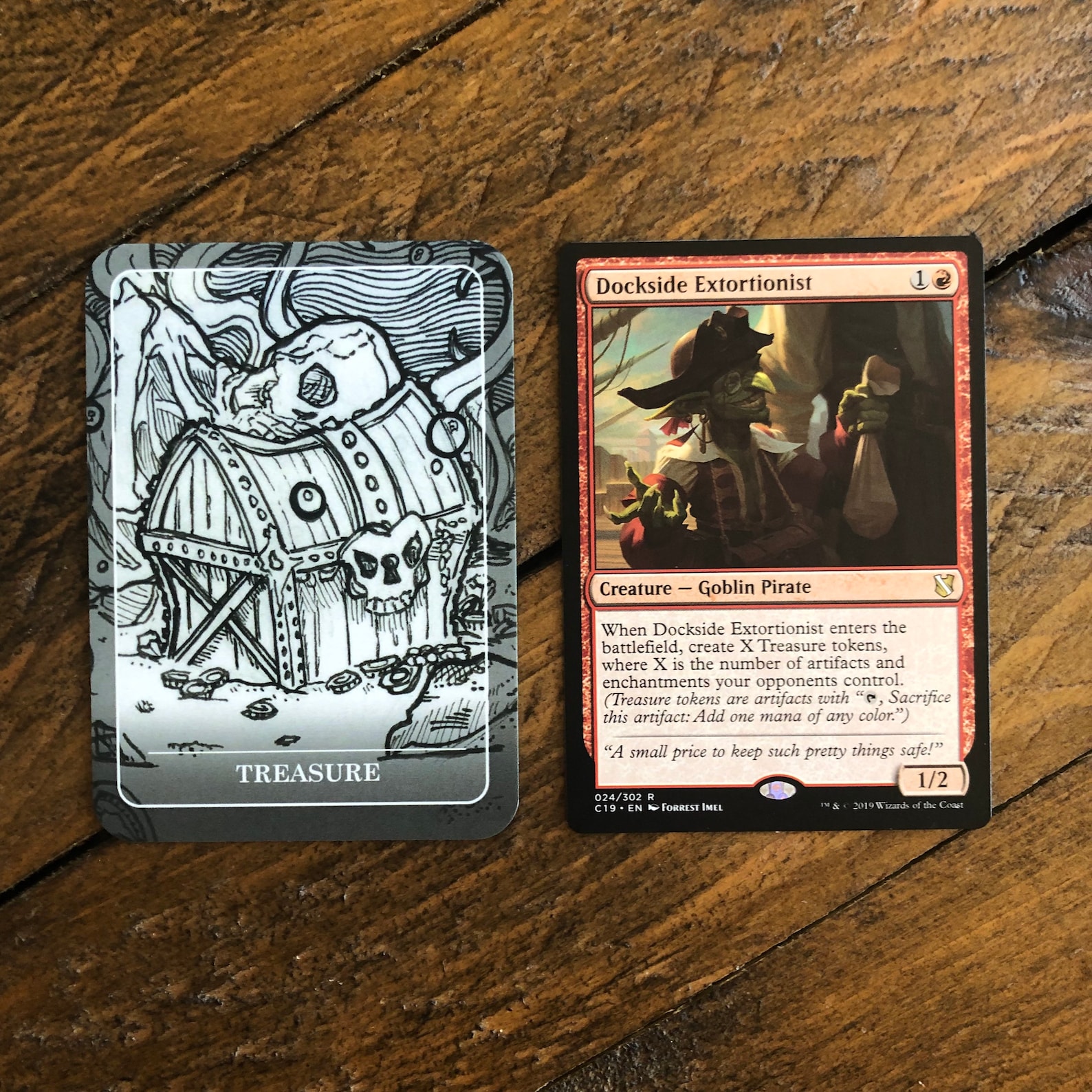 Treasure Token for Magic the Gathering - Etsy