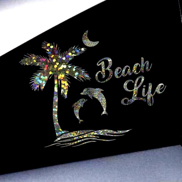 Beach Life Decal - Etsy