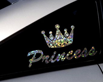 Princess Car Decal | Etsy
