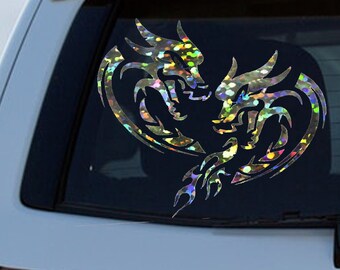 Dragon Head Sticker - Etsy