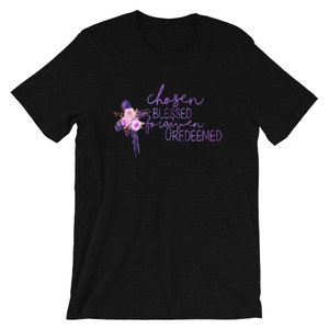 Blessed Shirt for Women Cross Shirt for Women Religious - Etsy