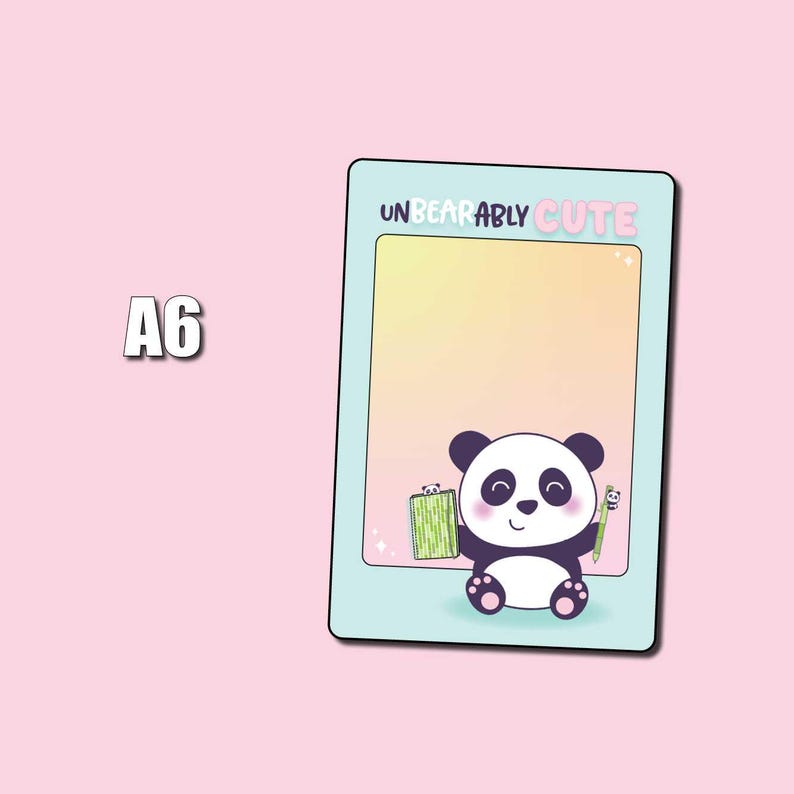 Unbearably Cute Jumbo Planner Sticker - Etsy