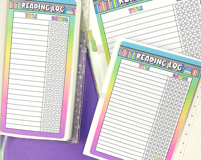 Reading Challenge Planner Stickers - Reading Planner Stickers - Reading ...