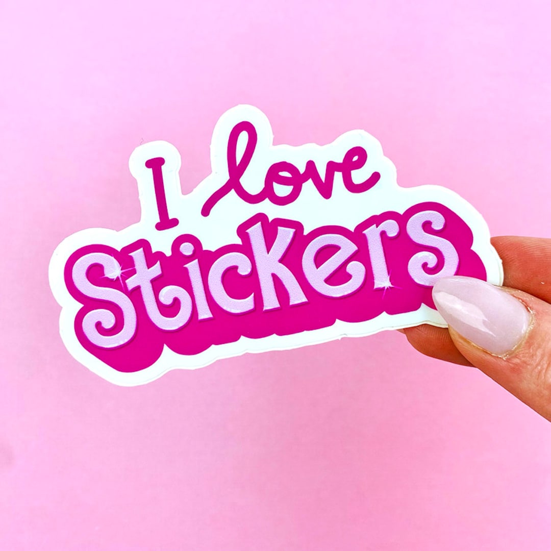 I Love Stickers Laminated Vinyl Decal Laptop Decal Car Decal Tumbler ...