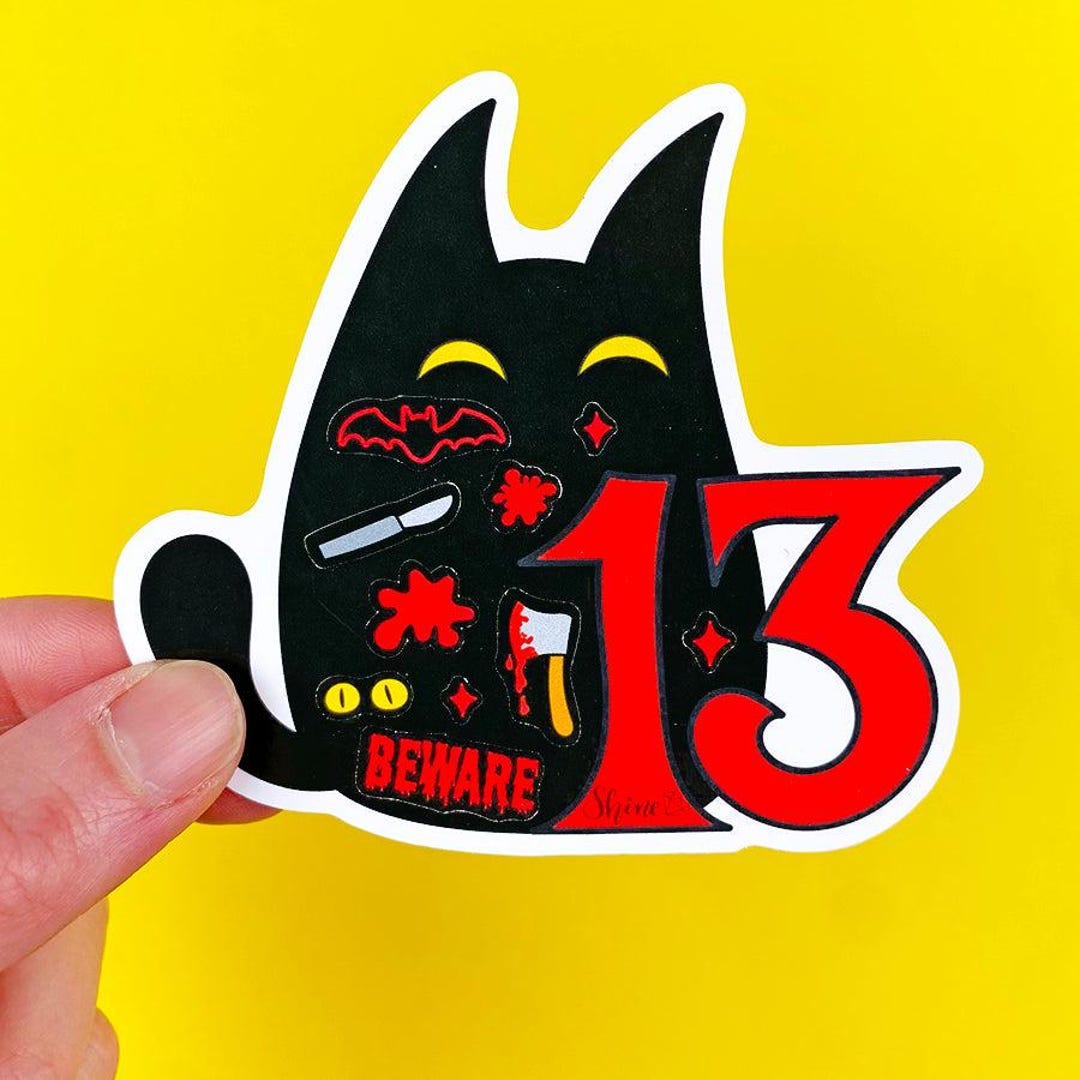 LIMITED TIME ONLY Edgar Friday the 13th Sticker Sampler Die Cut - Etsy
