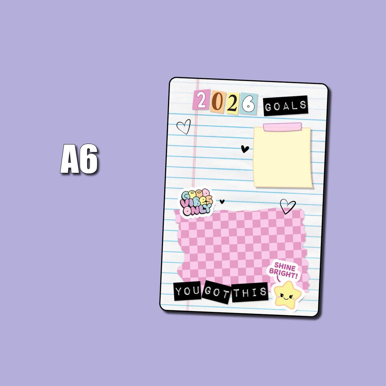 2026 Goals Jumbo Sticker - Etsy