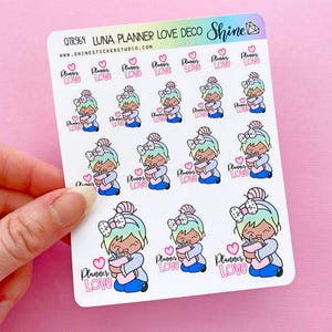 Luna Planner Love Planner Decorative Stickers - Etsy