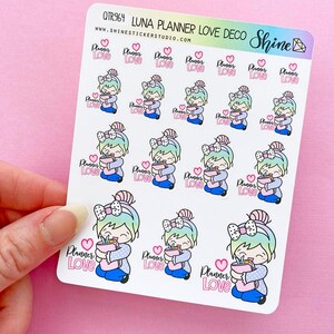 Luna Planner Love Planner Decorative Stickers - Etsy