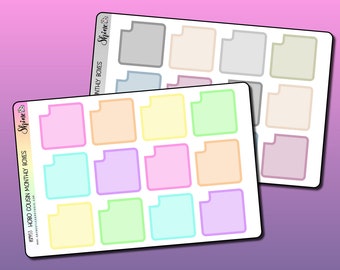 Blue Box Stickers PRINTABLE Instant Download Quarter Boxes - Etsy