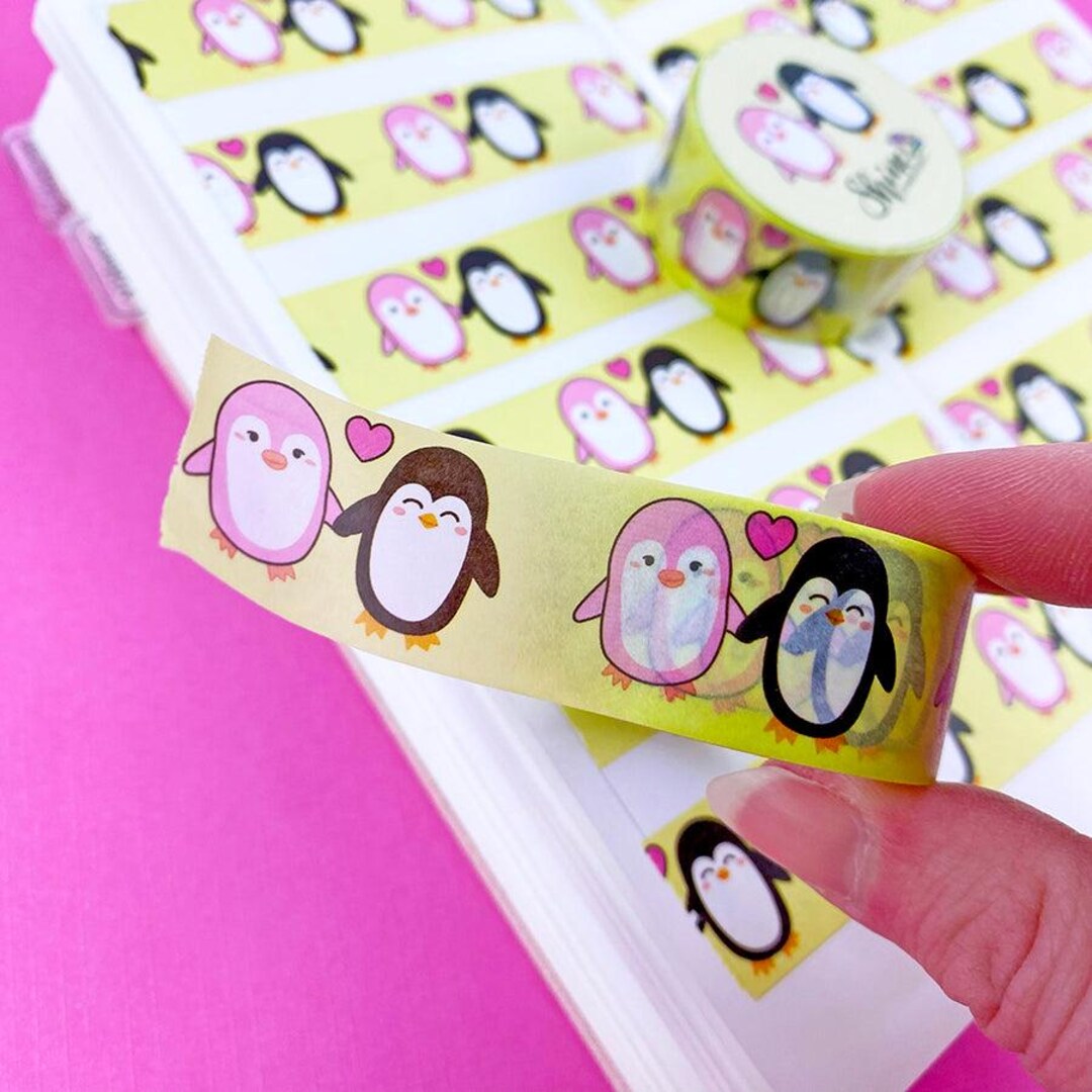 Popsicle & Pickle Penguin Washi Tape - Etsy