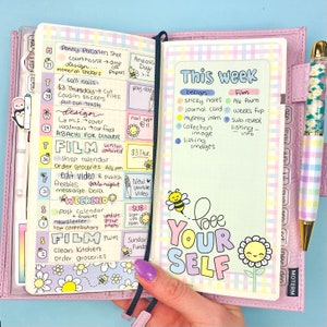 Bee Happy Collab With the Angel Shoppe Hobonichi Weeks Sticker Kit ...