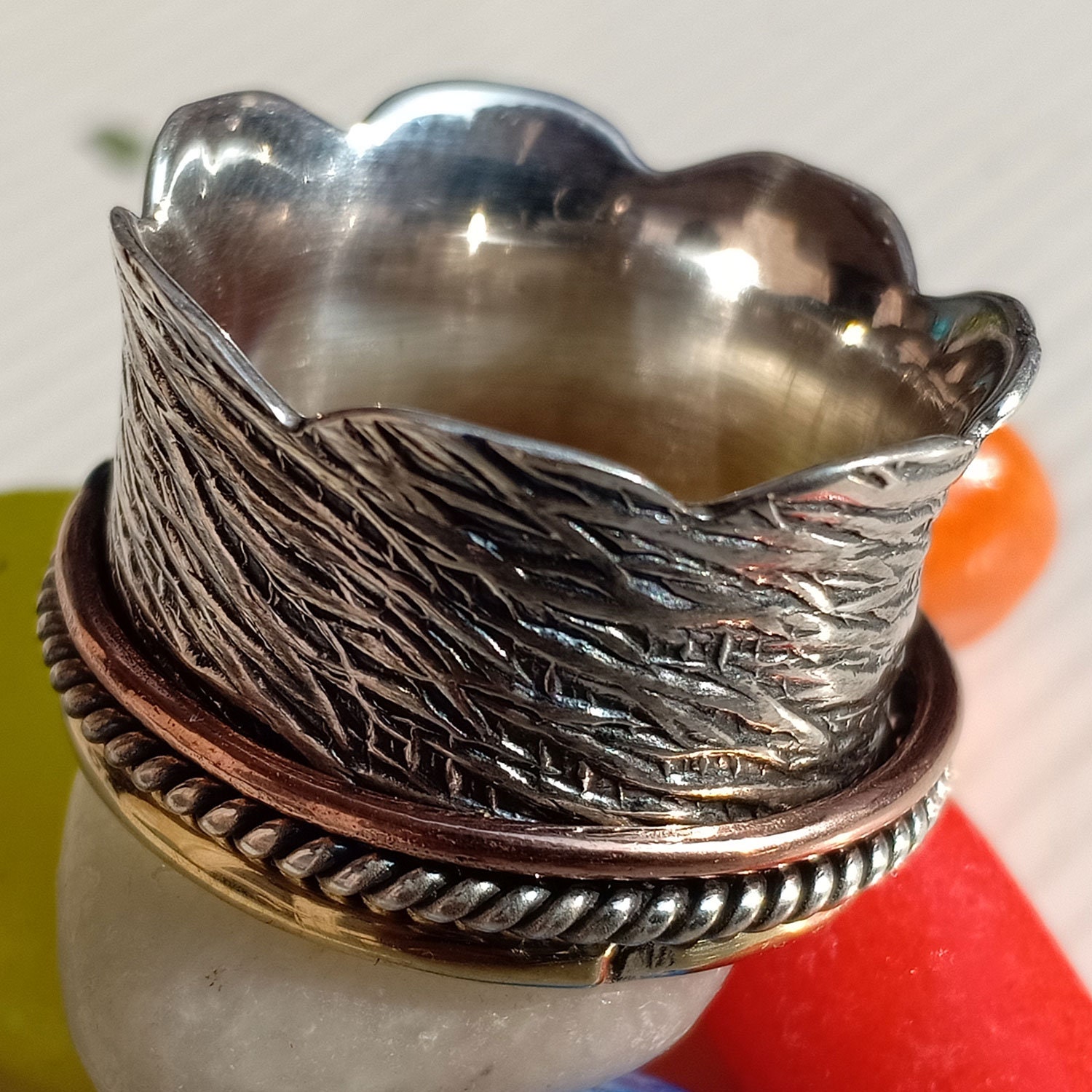 AAA HOT Spinner RingSpinnen Silber RingMeditation | Etsy