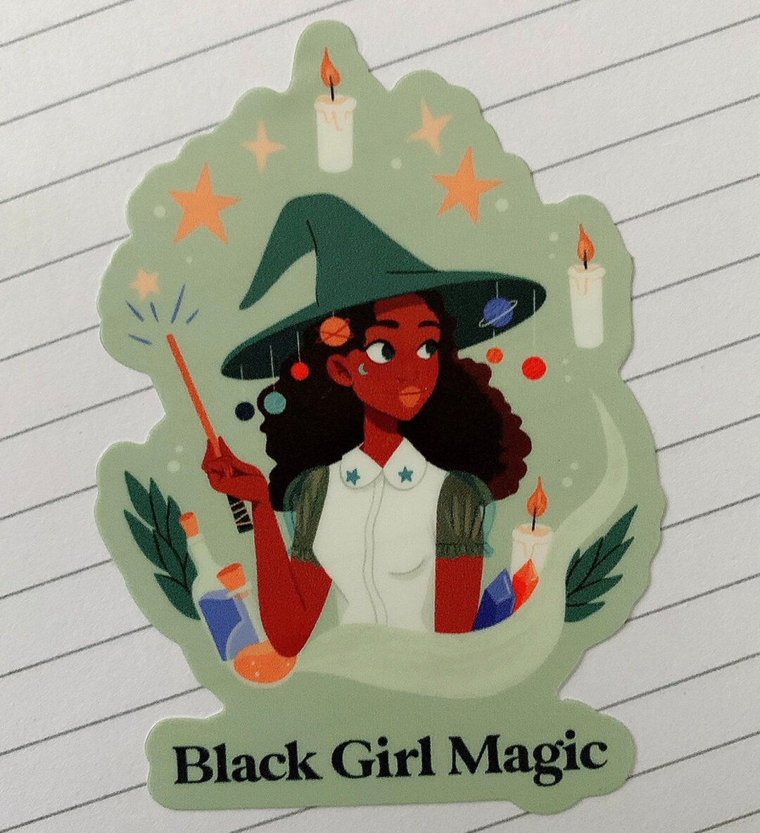 Black Girl Magic Sticker - Etsy