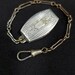 Antique Victorian Pocket Watch Chain Fob With 1 Inch Belt Loop Holder ...