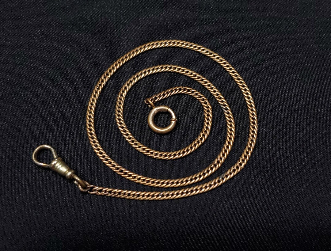 Antique Victorian Pocket Watch Chain Fob Gold Filled Downton Abbey ...