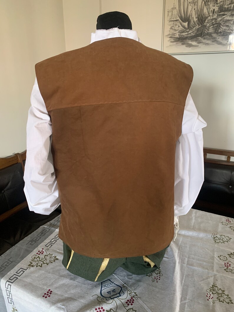 Medieval Noble Vestrustic Pirate Vest Men's Renaissance - Etsy