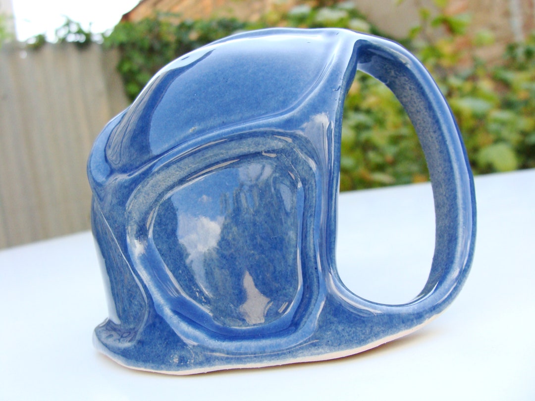 Fish Cave. Blue Ceramic Decor. Aquarium Decoration. - Etsy