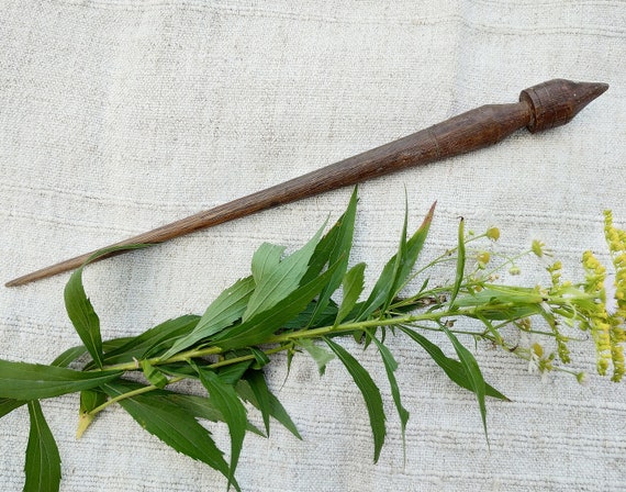 Antique Drop Spindle Primitive Antique Tool Old Loom Part Top | Etsy