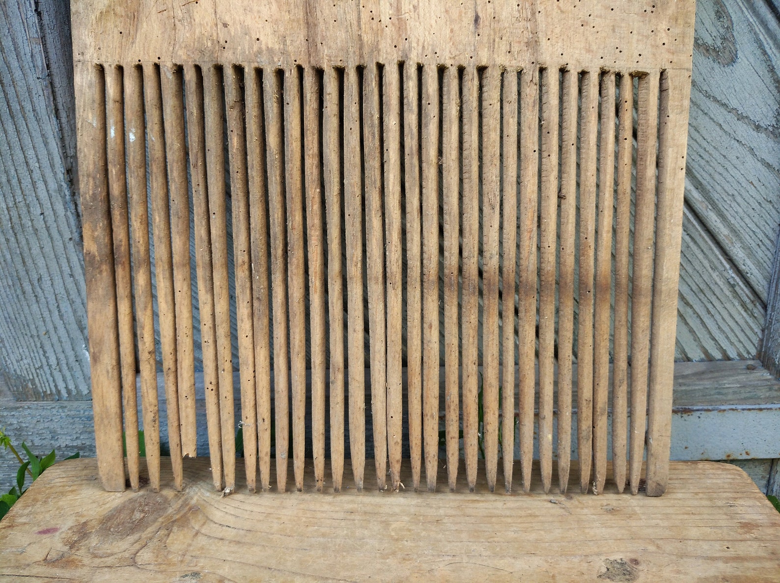 Large Comb Wooden Wall Decor Primitive Antiques Country Christmas Gift ...