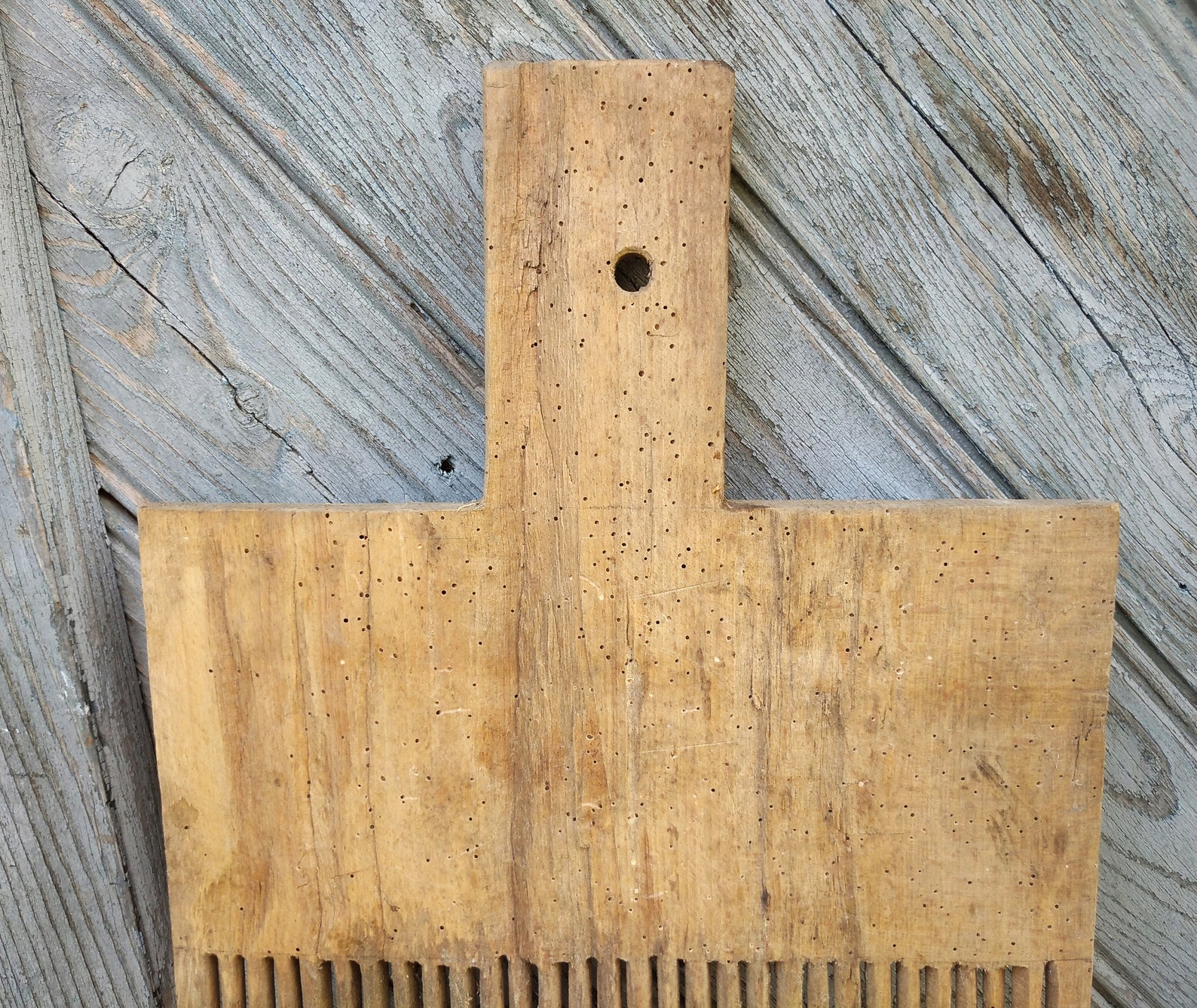 Large Comb Wooden Wall Decor Primitive Antiques Country Christmas Gift ...