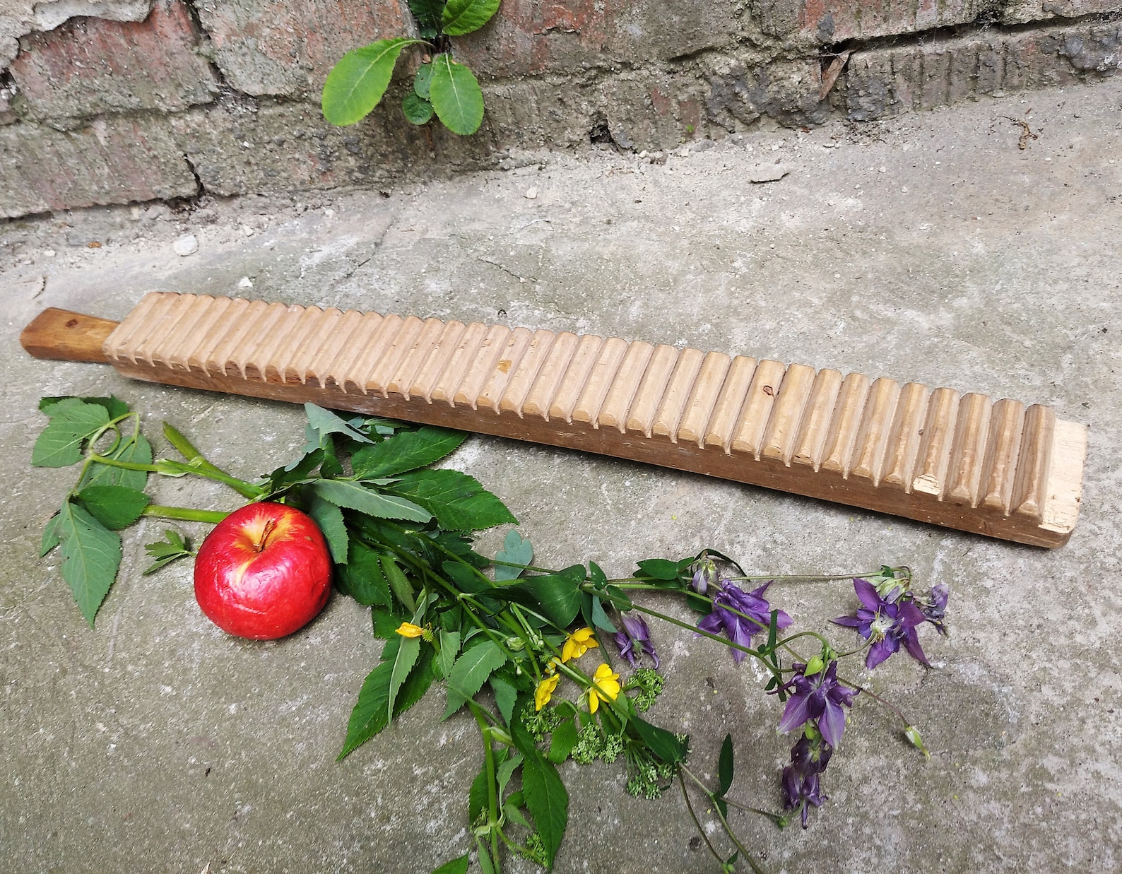 Primitive Antique Mangle Board Farmhouse Wooden Tool Washing Board ...