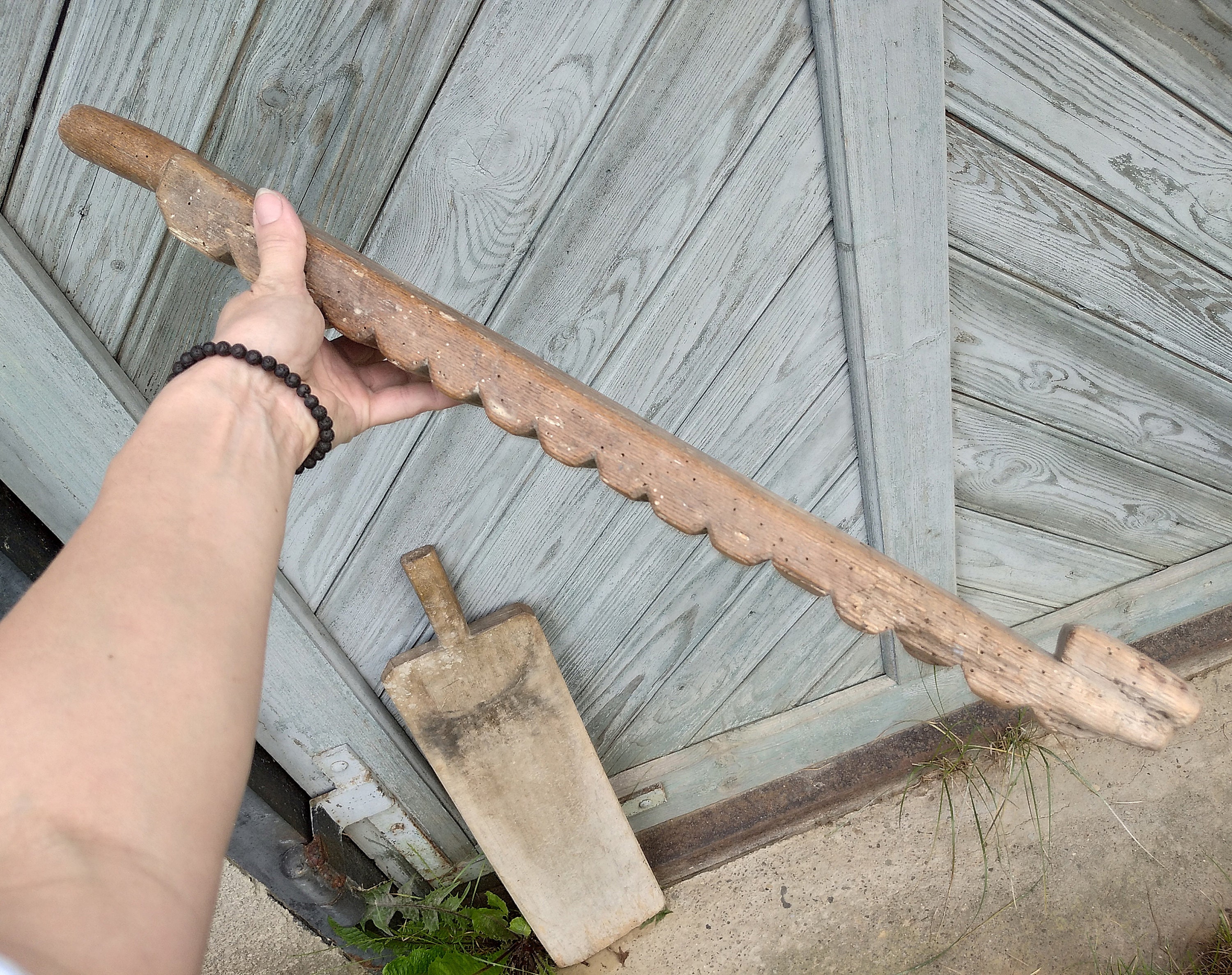 Primitive Antique Mangle Board Farmhouse Laundry Wall Decor Washing ...