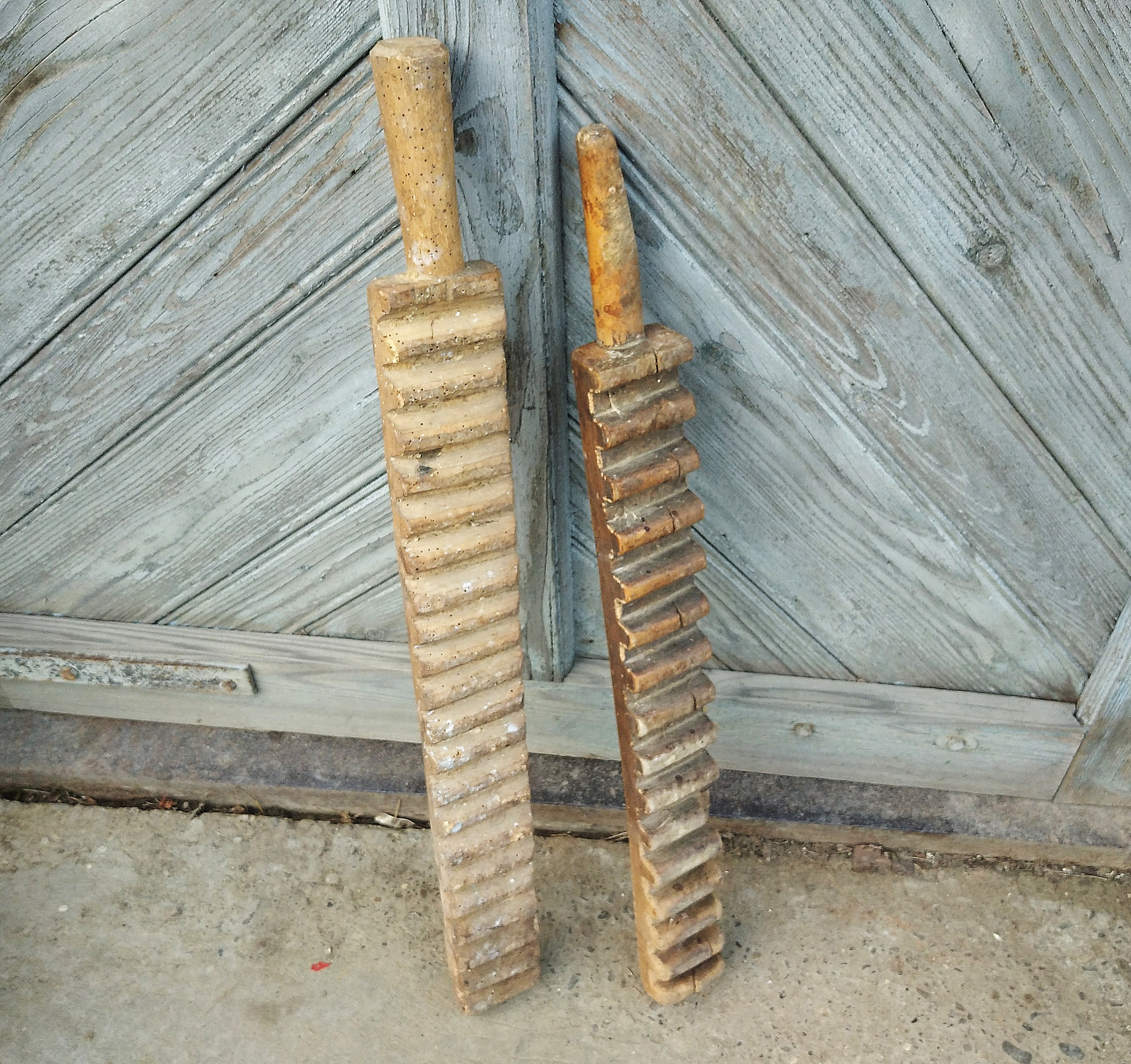 Antique Mangle Board From 1920s Farmhouse Wabi Sabi Primitive Wall ...
