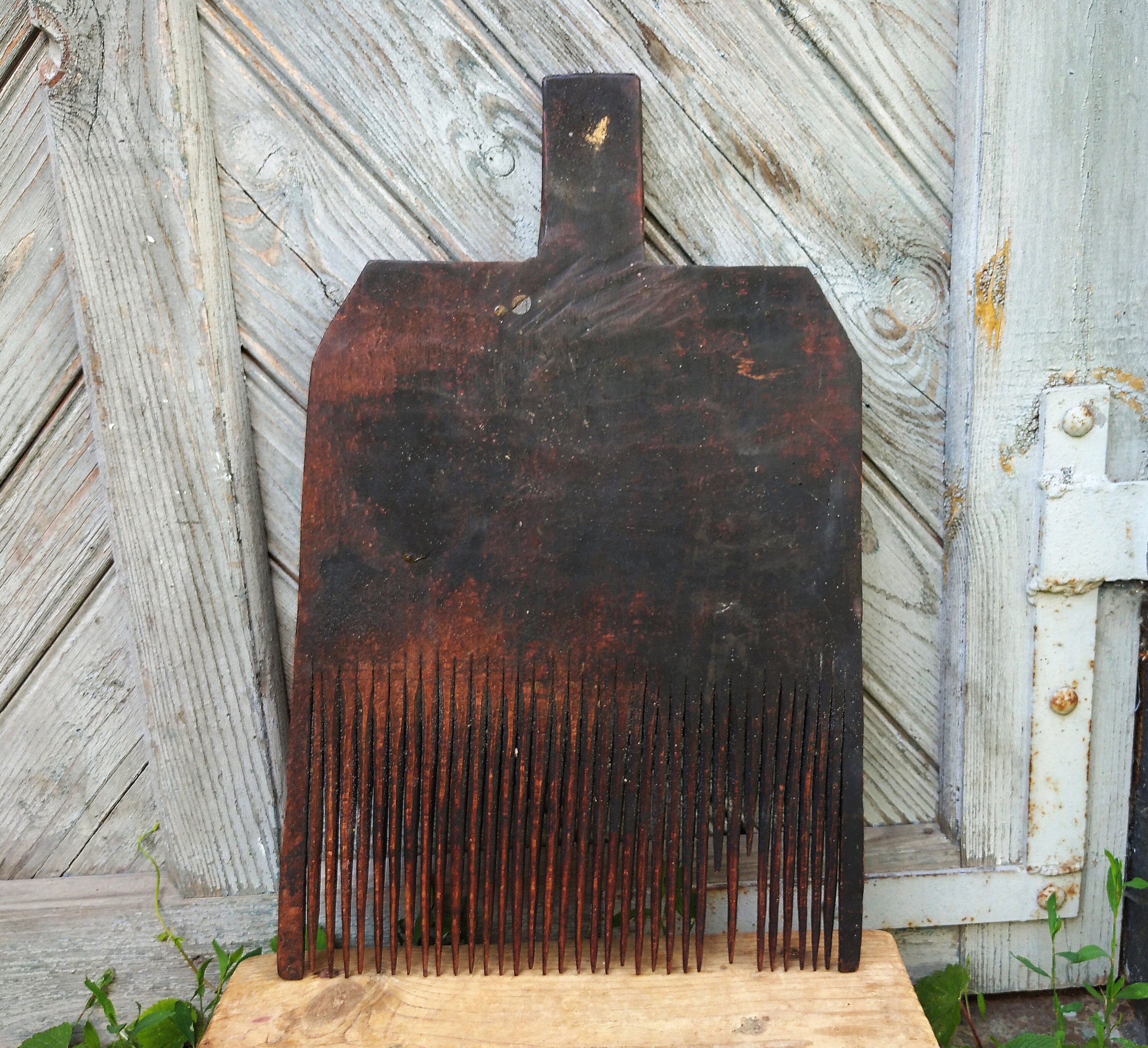 Large Wooden Comb Primitive Antiques Country Wall Hanging | Etsy