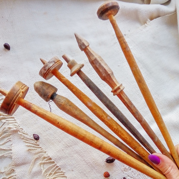 Antique Spindles - Etsy