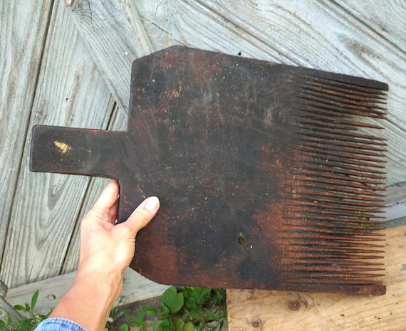 Large Wooden Comb Primitive Antiques Country Wall Hanging | Etsy