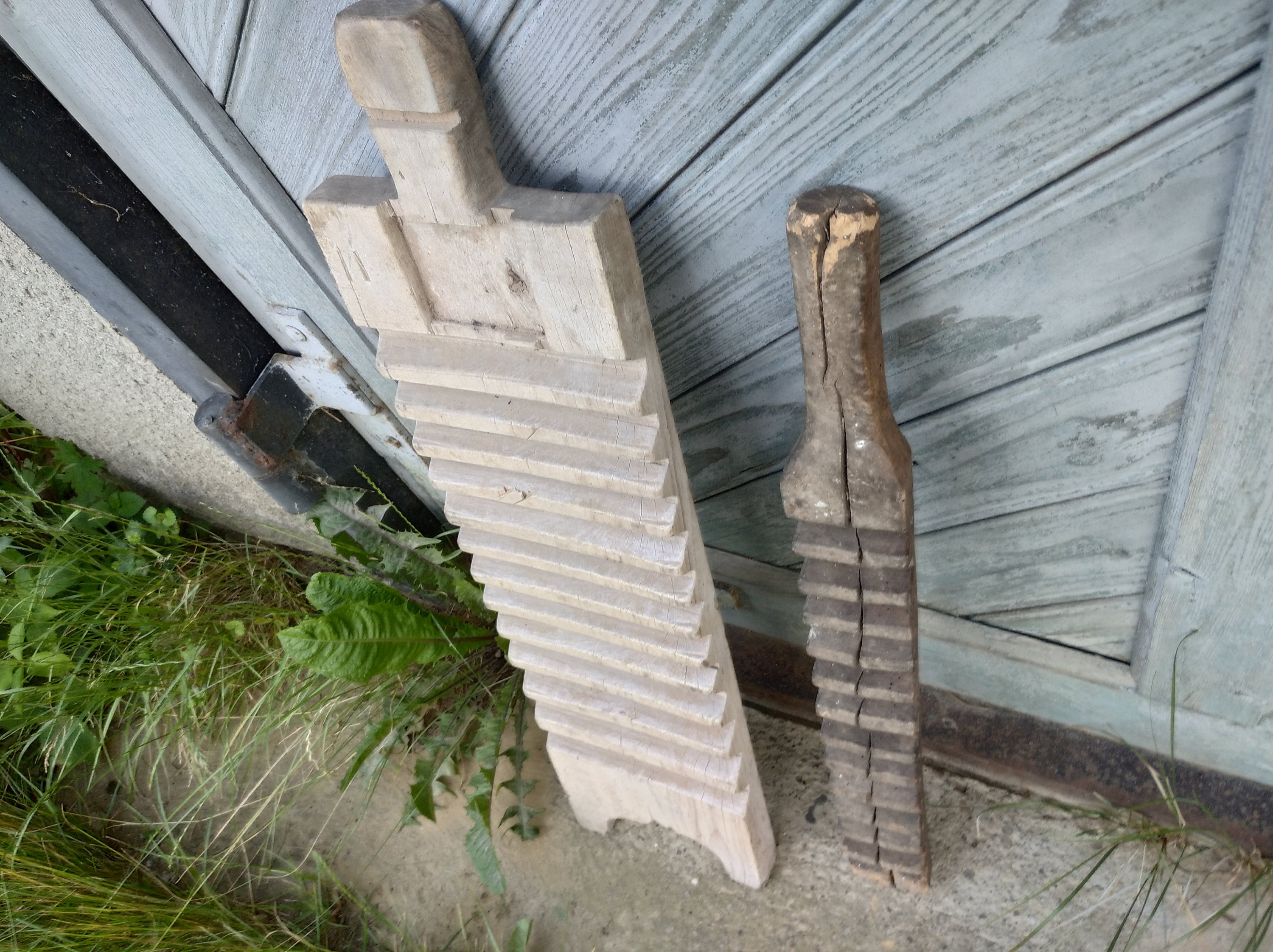 Antique Mangle Board Set Primitive Wood Wall Decor 1920s Farmhouse ...