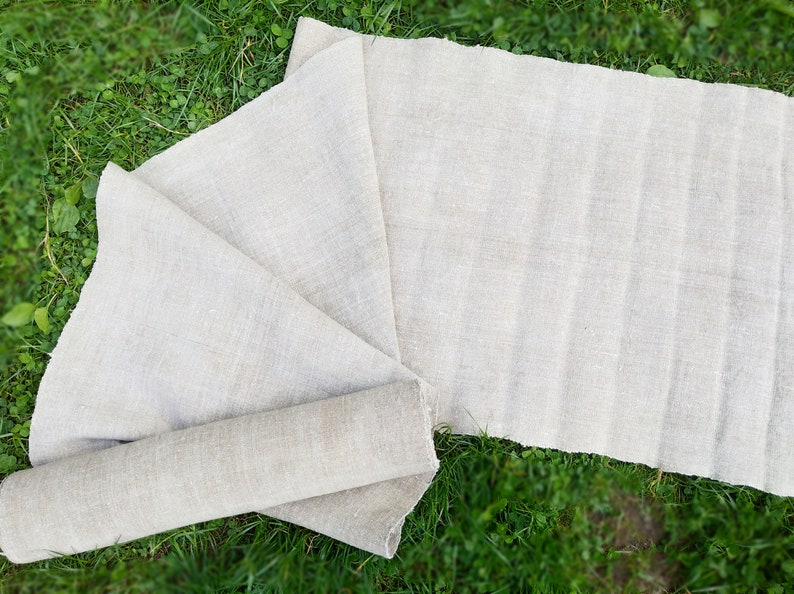 Antique Nettle Fabric 16 Yards 24 Homespun Cloth Roll Grain Sack Fabric ...