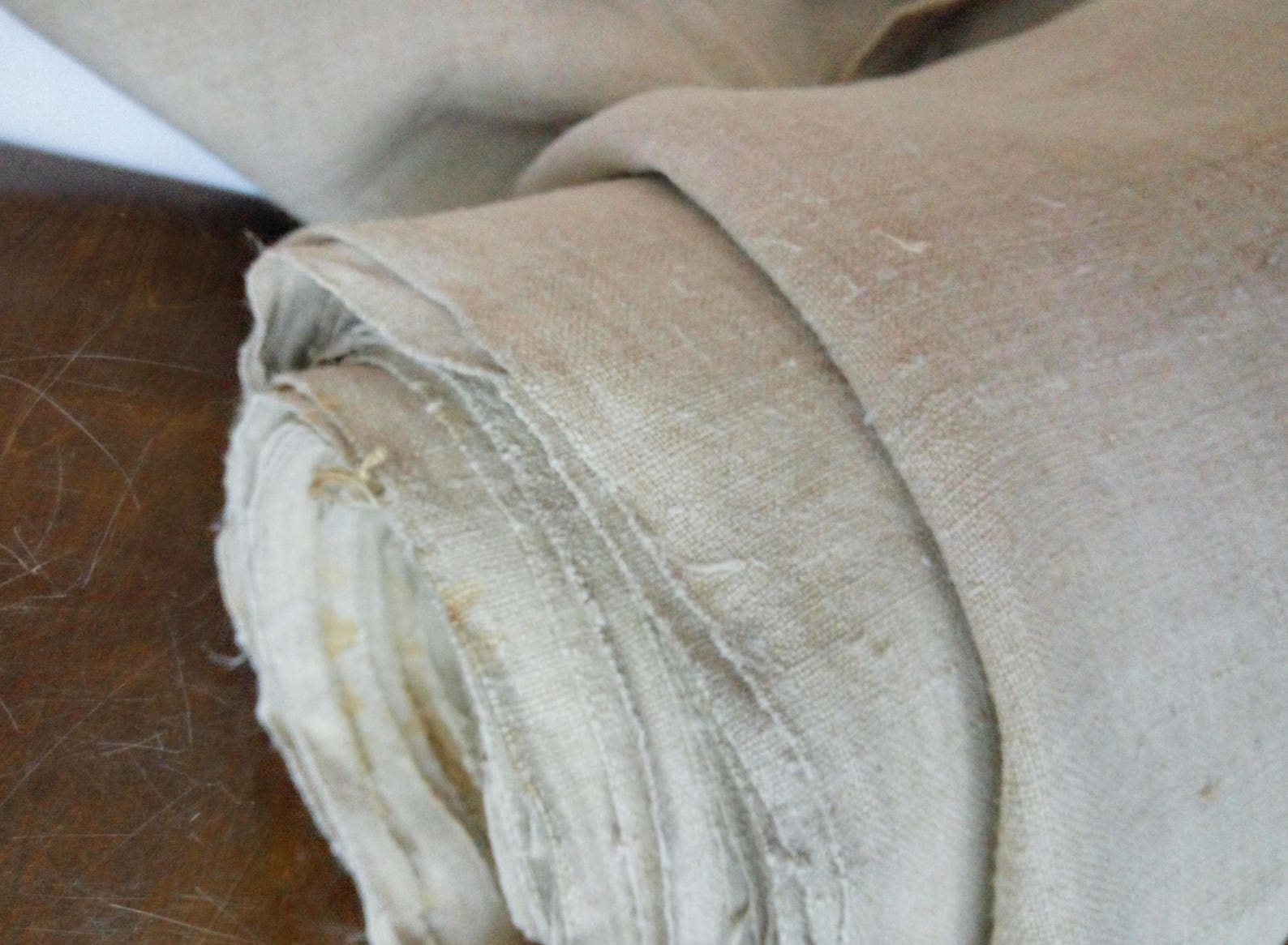 Antique Hemp Fabric Homespun Cloth Grain Sack Fabric Thin - Etsy