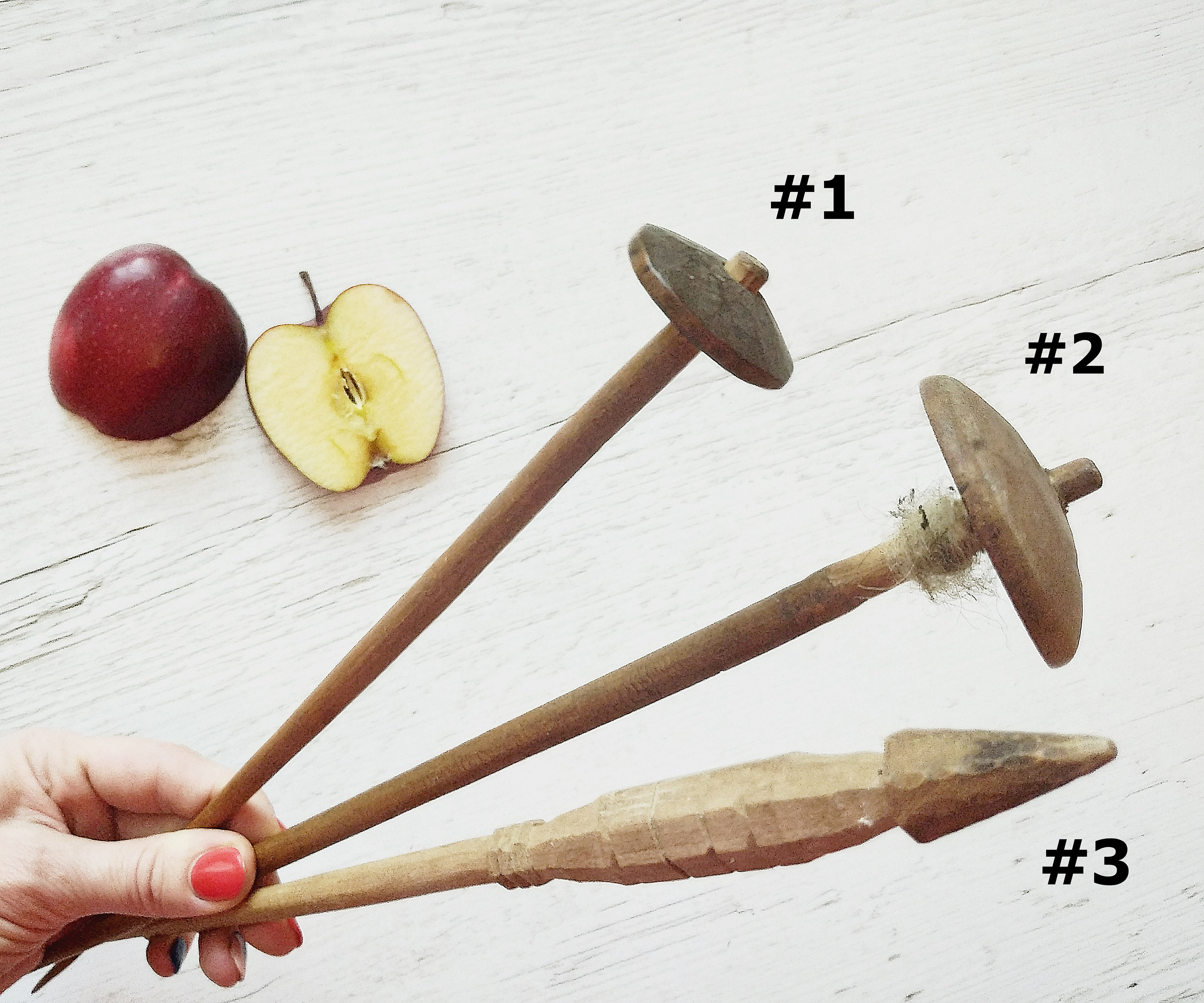 Antique Drop Spindle Primitive Antique Tool Old Loom Part Top Whorl ...