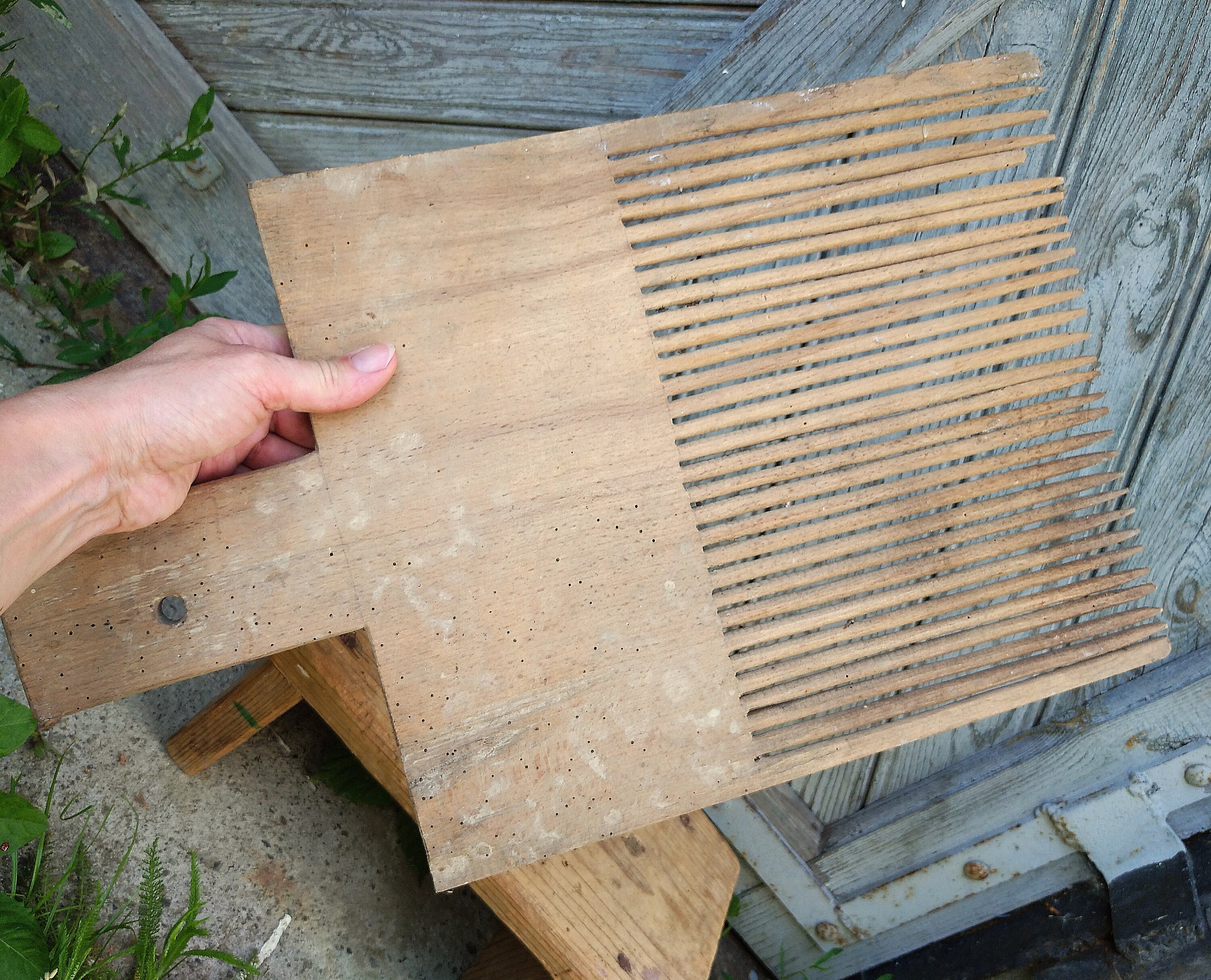 Large Comb Wooden Wall Decor Primitive Antiques Country Christmas Gift ...