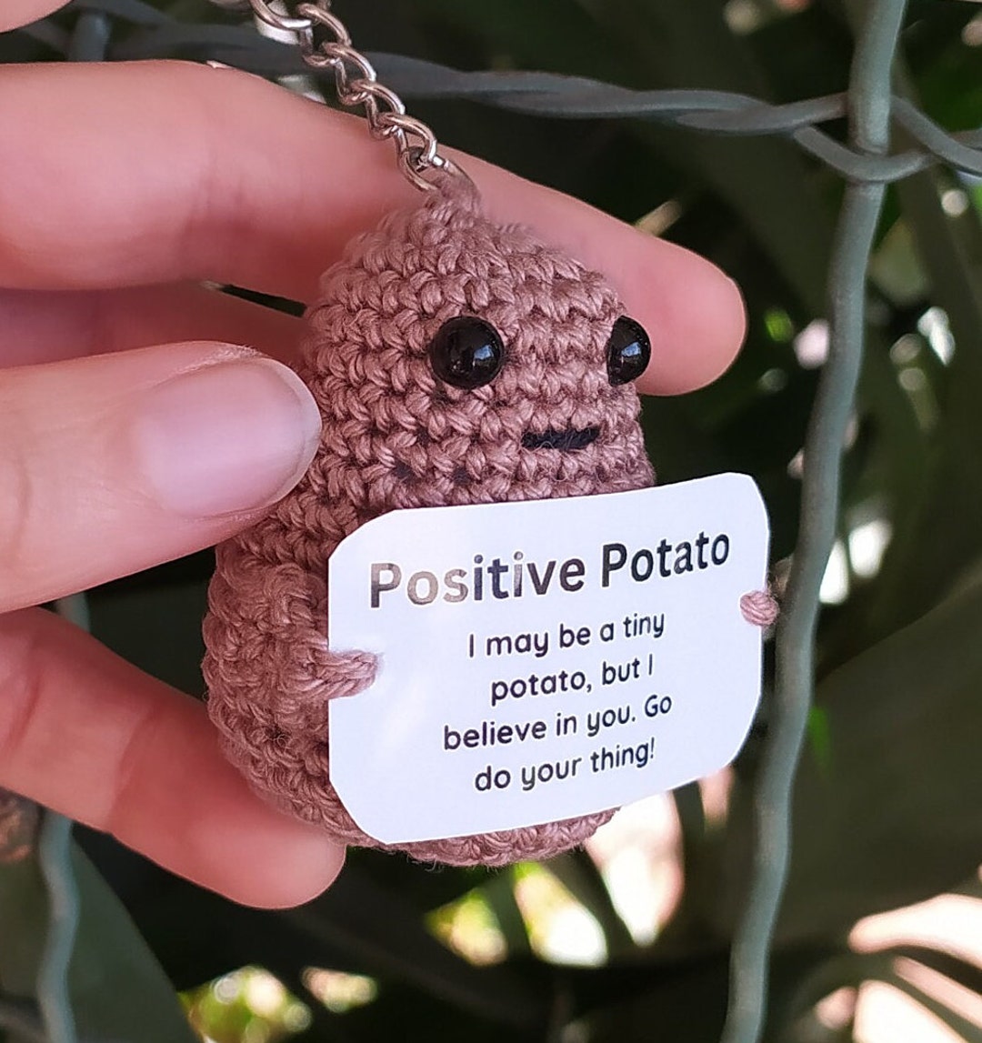 Motivational Positive Potato 100% Handmade - Etsy