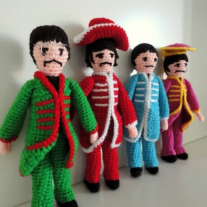 Beatles Amigurumi Crochet Album Sgt. Pepper's Lonely Hearts Club Band ...