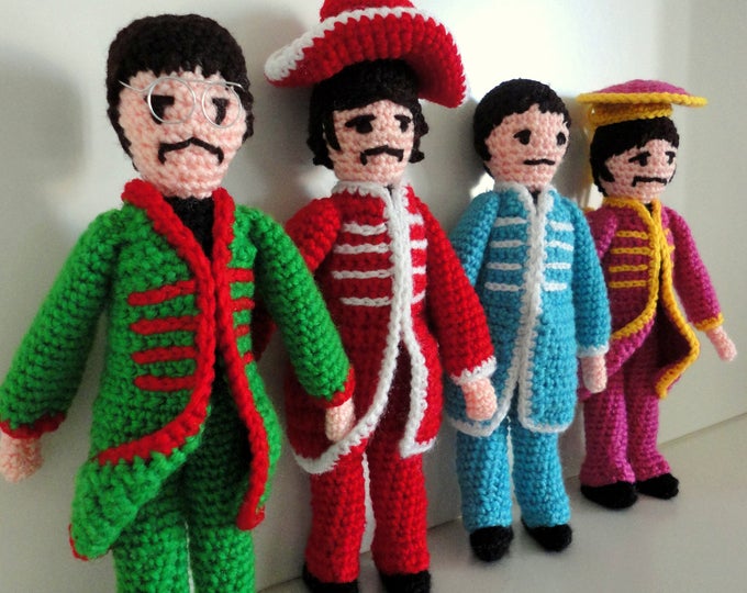 Beatles Amigurumi Crochet Album Sgt. Pepper's Lonely Hearts Club Band ...