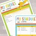 Kid Logs Circus—chores, Schedule, and Reading PRINTABLES - (A4 or ...