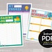 Kid Logs—chores, Schedule, and Reading PRINTABLES - (A4 or Letter) - Etsy