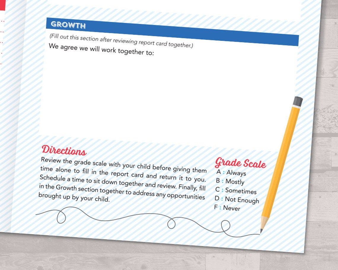 A Kid's Report Card for Parents - (A4 or Letter) PRINTABLE - Etsy