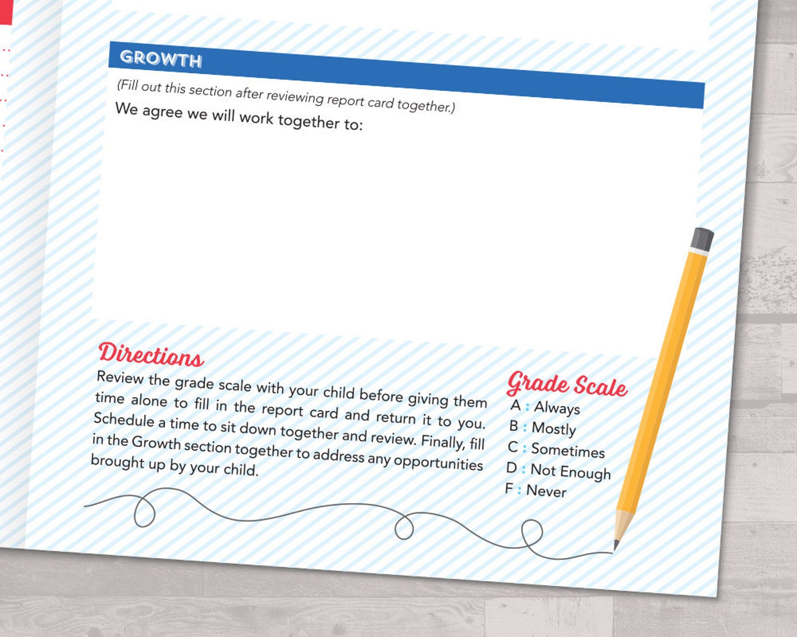 A Kid's Report Card for Parents - (A4 or Letter) PRINTABLE - Etsy