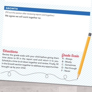 A Kid's Report Card for Parents - (A4 or Letter) PRINTABLE - Etsy