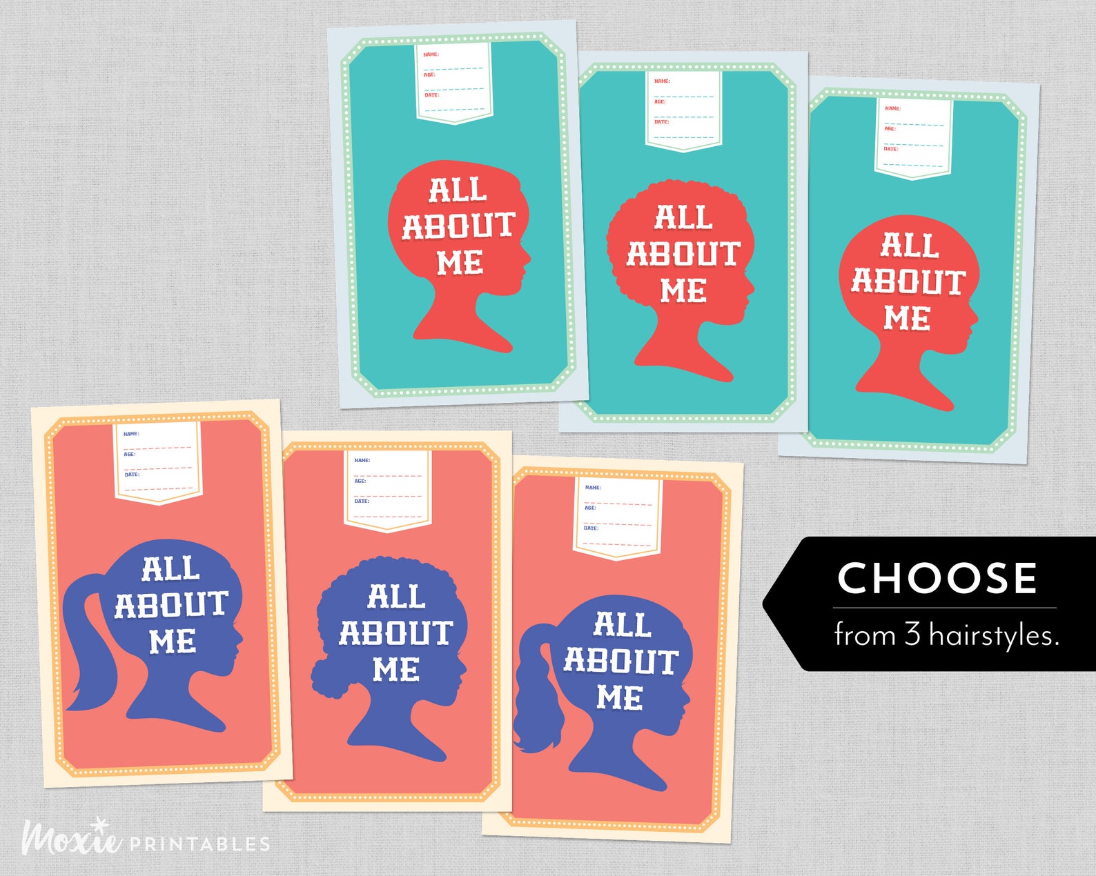 All About Me Printable - Record Your Child's Memories (A4 or Letter) - Etsy