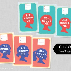 All About Me Printable - Record Your Child's Memories (A4 or Letter) - Etsy