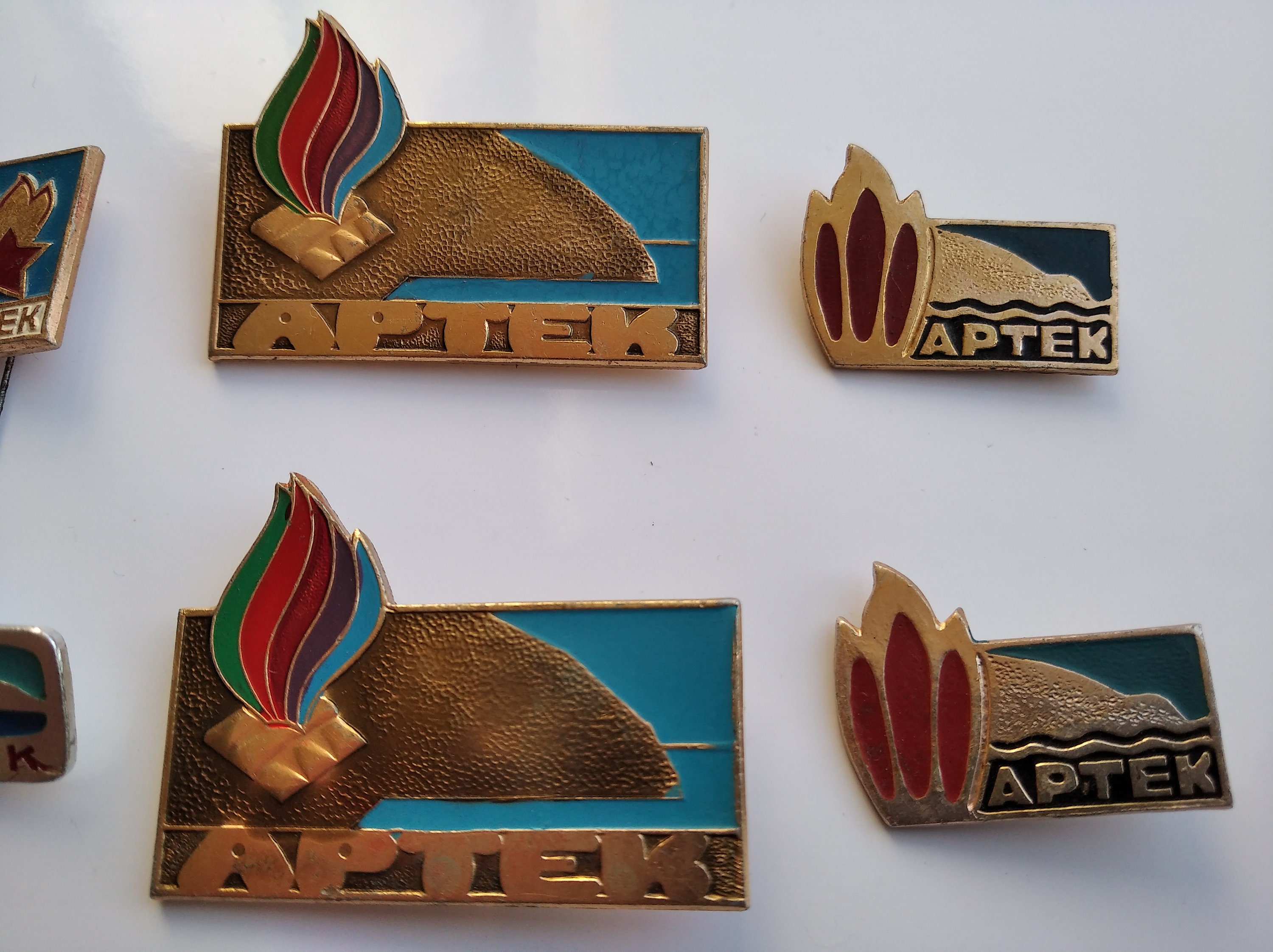 ARTEK Rare Badges From Soviet International Children Center young ...